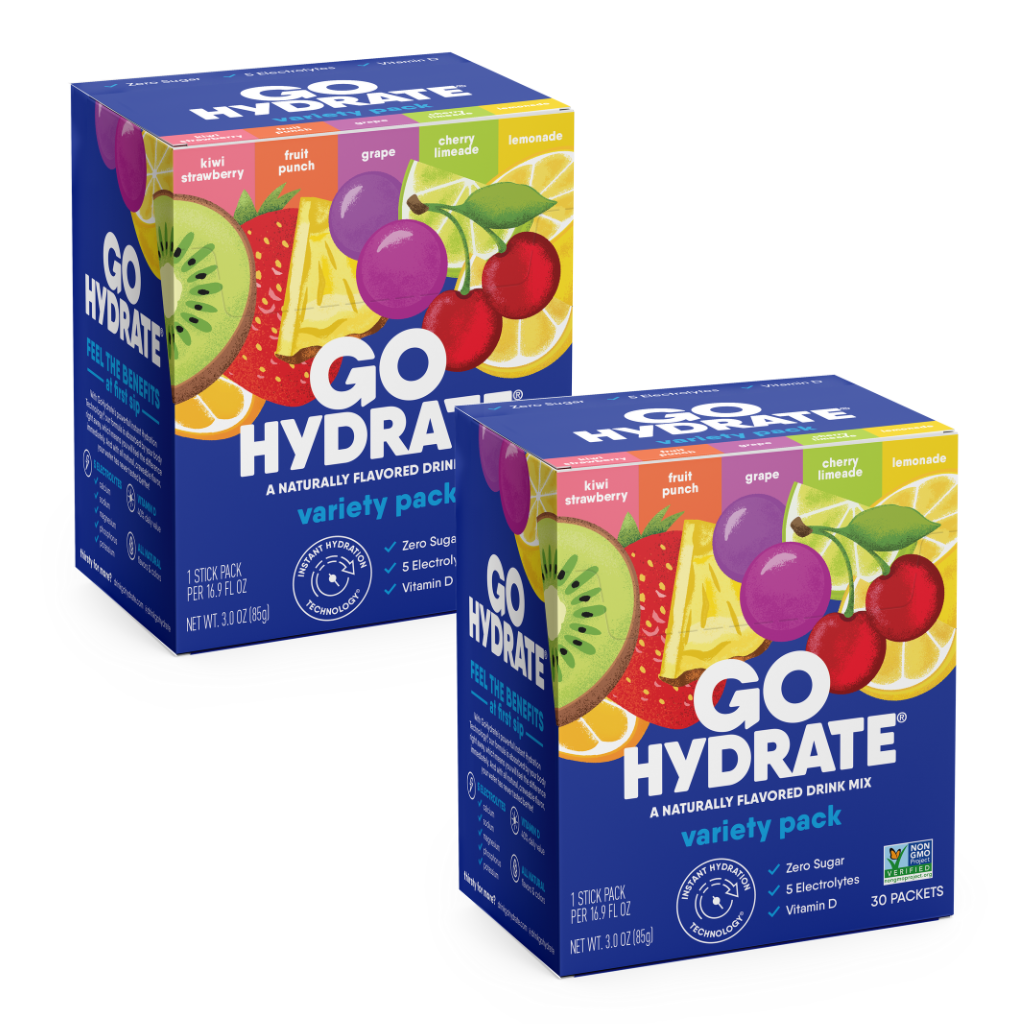 2 Pack Bundle Variety Box - 30 Pack – GoHydrate