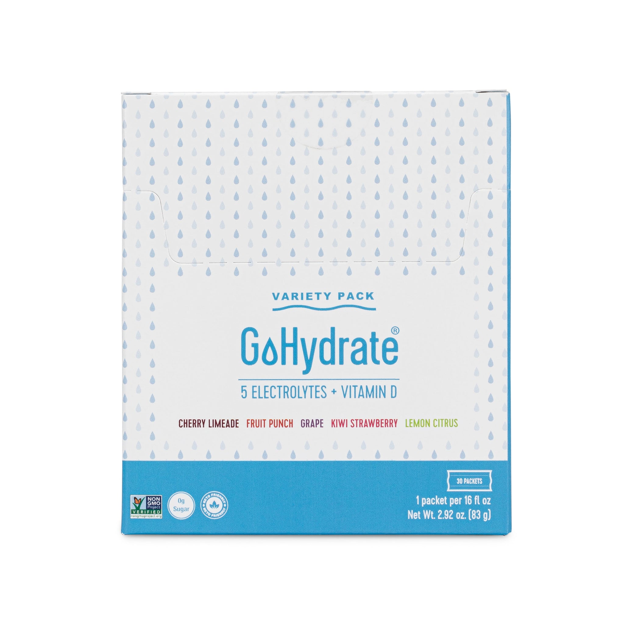 2 Pack Bundle Variety Box - 30 Pack - GoHydrate