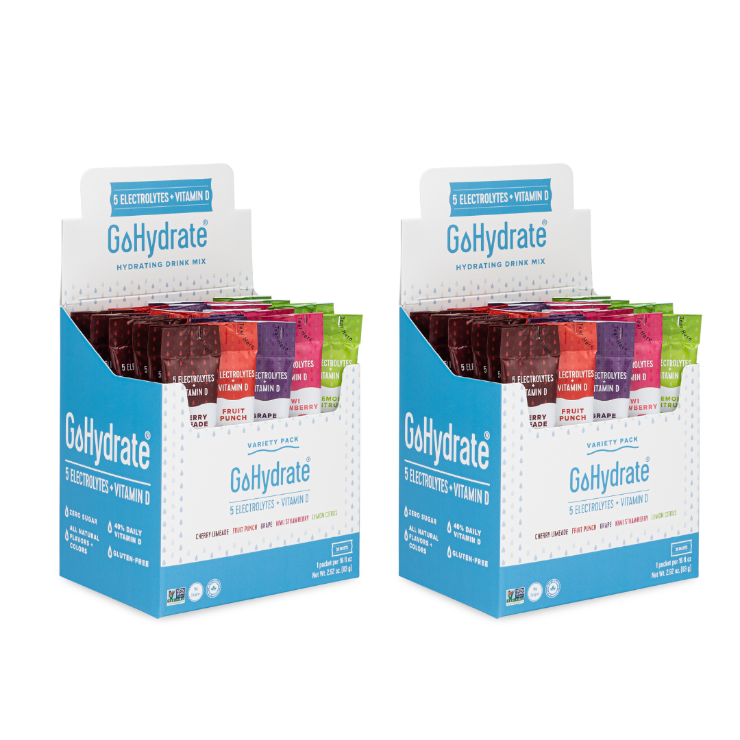 2 Pack Bundle Variety Box - 30 Pack - GoHydrate