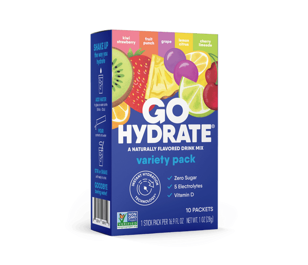 Variety Sample Pack - 5 Flavors Trial Set (10 Count) – GoHydrate