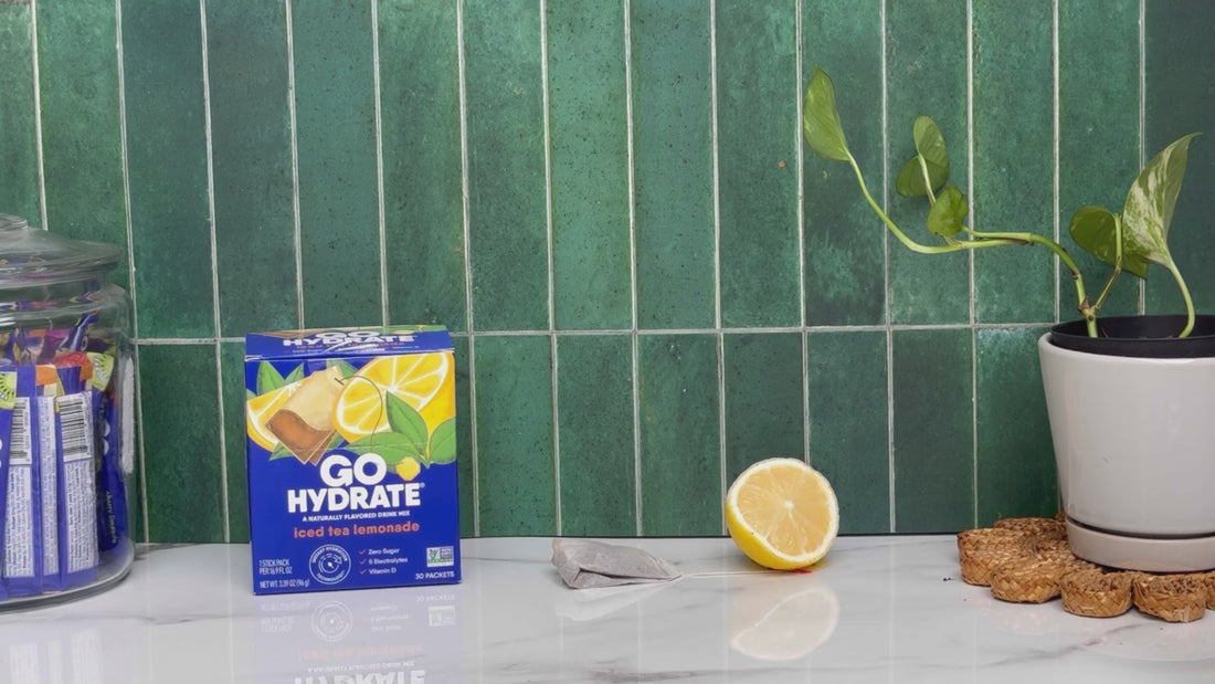 Iced Tea Lemonade Electrolyte Packets - Sugar-Free (30ct) – GoHydrate
